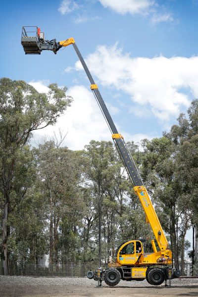 Hi-Rail Telehandler Hire | DPW Plant Hire