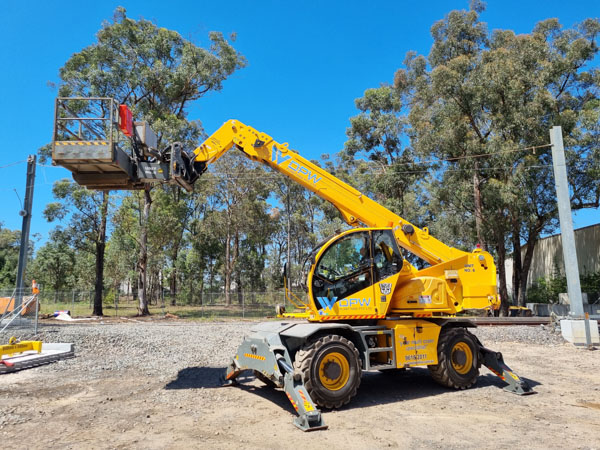 Hi-Rail Telehandler Hire | DPW Plant Hire