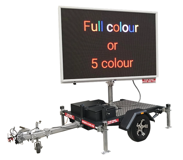 VMS & LED sign trailer hire | Logan | MoPro VMS Trailer Hire