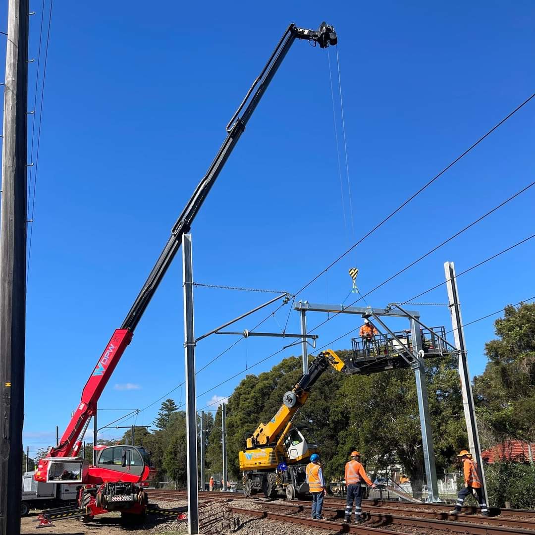 Hi-Rail Telehandler Hire | DPW Plant Hire